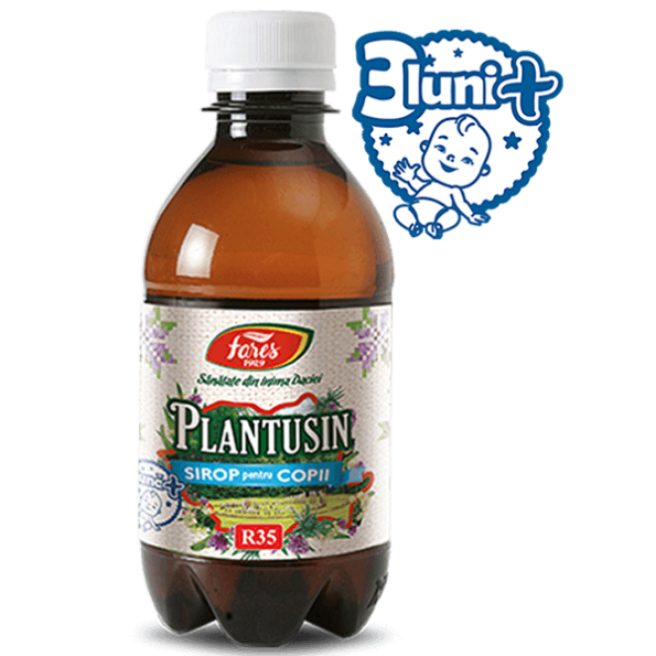 PLANTUSIN pentru COPII, sirop 250 ml, Fares – YARBA